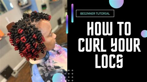 How To Curl Locs Using Perm Rods Youtube