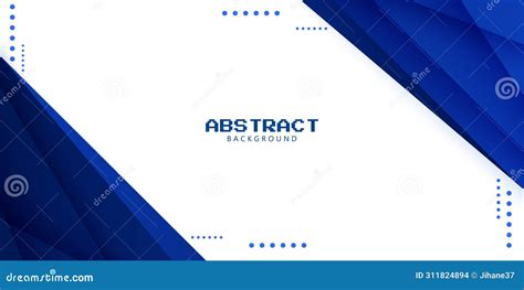 Blue Abstract Background With Gradient Color Stock Illustration