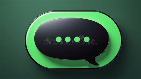 Chat Icon With Three Dots Stock Illustration Illustration Of Design 381512763