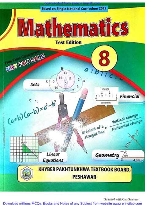 Mathematics Book For 8th Class Kpk Textbooks Pdf Awaz E Inqilab