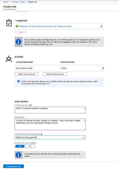 Monitoring Azure Public Ip Address Creation Amdh Services Limited