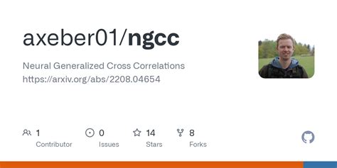 GitHub Axeber Ngcc Neural Generalized Cross Correlations Https Arxiv Org Abs