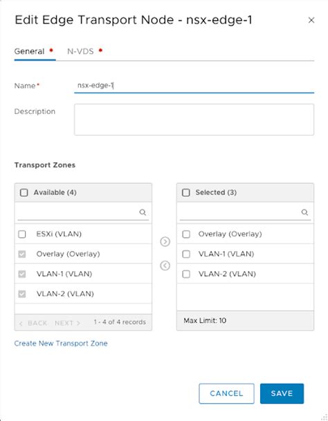 Data Center Technologies Deploying Edge Node Vm On N Vds Of Compute