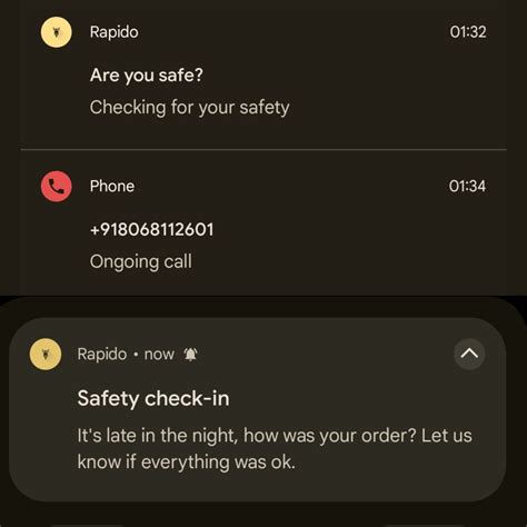 A Simple Feature Can Make A Significant Difference Kudos To Rapido For Introducing A Safety