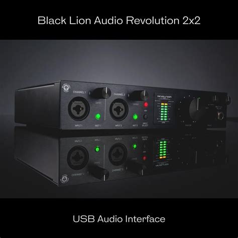 Black Lion Audio Revolution 2x2 Recording Bundle Audio Interface