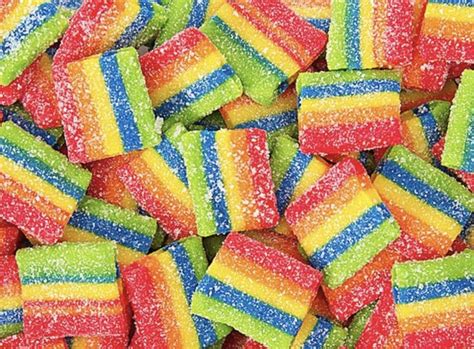 Pin By Wanderlust On Y U M M Y Rainbow Candy Sour Belts Candy