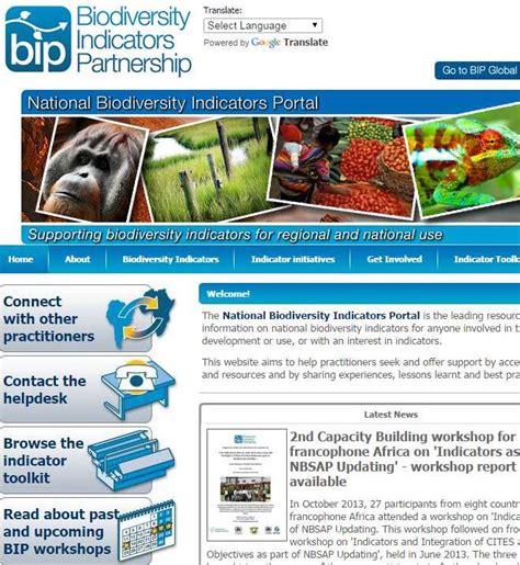 The National Biodiversity Indicators Portal Archive Version The National Red List Project