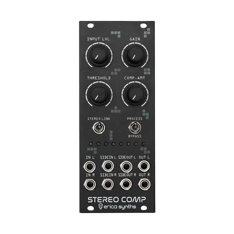 Erica Synths Stereo Compressor— Clockface Modular