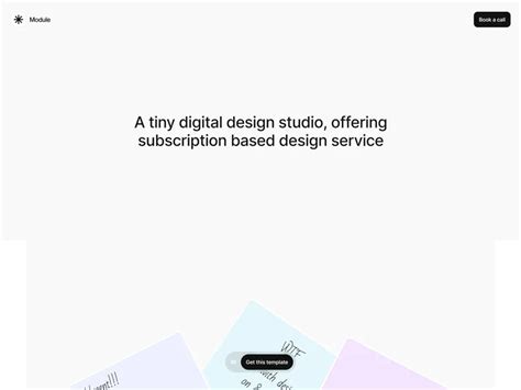 Module Service To Subscriptionbased Template Framplates Framer Templates