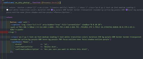 Create Button In AddColumns Issue Power Components Livewire Powergrid GitHub