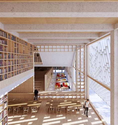 Mecanoo Designs Macau Central Library With Light Filtering Facade