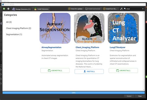 Chest Imaging Platform Is Dead Support 3d Slicer Community