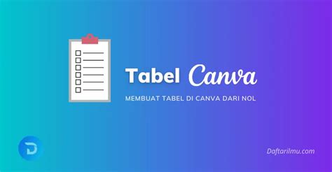Cara Membuat Tabel Di Canva Seperti Excel
