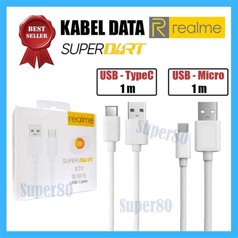 Jual Kabel Cas Realme Usb To Micro Type C Superdart Original Realme Cable Fast Charging