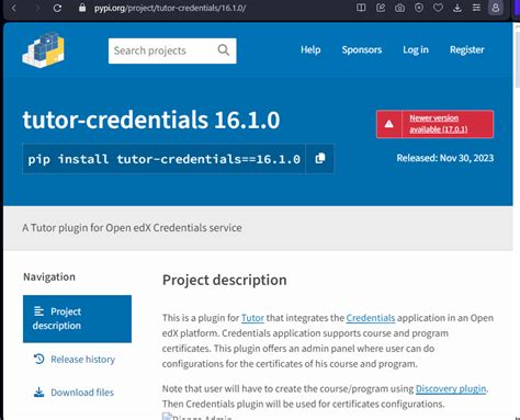 How Can I Install Specific Versions Of A Tutor Plugin Tutor Help Open EdX Discussions