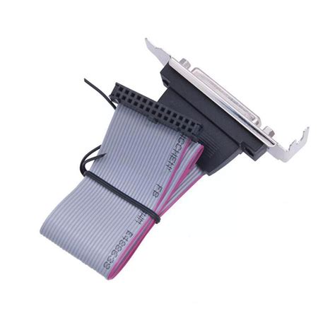 25 핀 암 Db Adlpt1 병렬 Lpt 프린터 리드 프린터 용 케이블이있는 25 핀 브래킷 Lpt1 병렬 포트 프린터 어댑터 오피스 전자기기