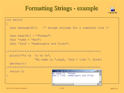 ppt math 130 introduction to computing character strings 2 lecture