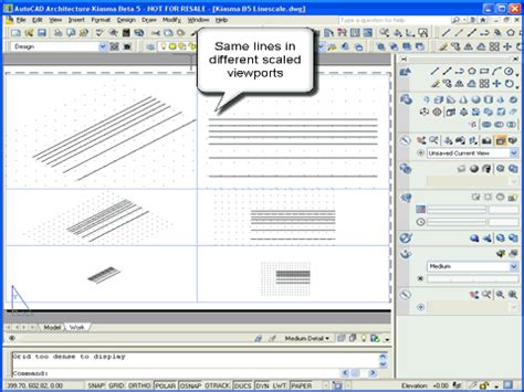 Change Line Scale In Viewport