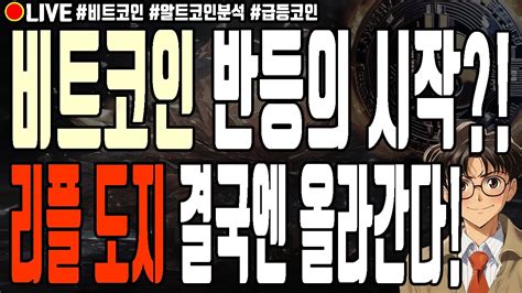 실시간 비트코인 반등의 시작 리플 도지코인 결국엔 올라간다 엑스알피 레이어제로 카브코인 드리프트 유엑스링크 폭락 3월 18일 오전 라이브 비트코인 불장 Youtube