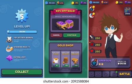 Action Game Ui Images Stock Photos Vectors Shutterstock