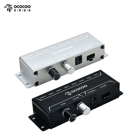 OCOCOO Speed Controller PWM Pump Fan Adjusts Speed DC V Computer Radiator Water Cooling System