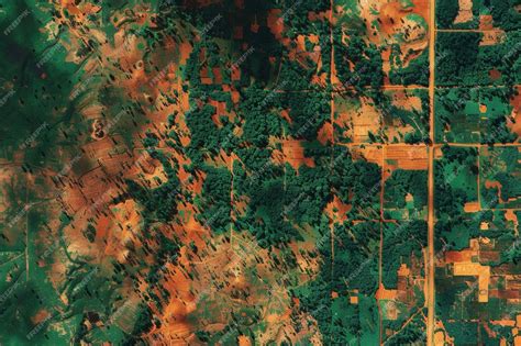 Visualize Ai Algorithms Analyzing Satellite Imager Generative Ai