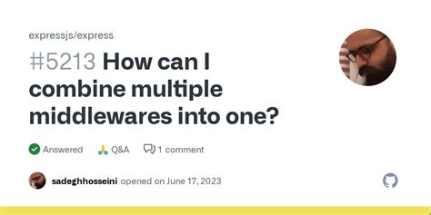 How Can I Combine Multiple Middlewares Into One · Expressjs Express