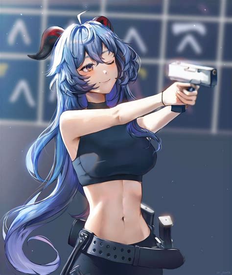 Genshin Impact Ganyu Parati Personajes De Anime Bocetos Bonitos Ilustraciones