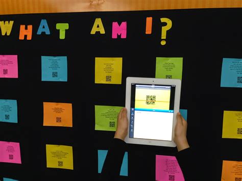 ITeach 1 1 Babe Created Interactive QR Code Bulletin Boards