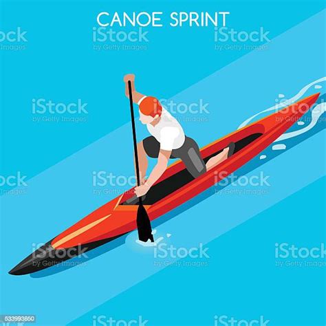 육상 카누 스 프린트 하계 올림픽 선수 스포츠 선수권대회 국제 대회 스포츠 조정에 대한 스톡 벡터 아트 및 기타 이미지 스포츠 조정 젓기 신체 활동 3차원 형태