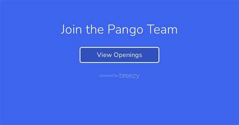 Join The Pango Team David Kalt