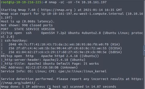 Lazyadmin — Walkthrough Thm So First Things First We Have To Scan
