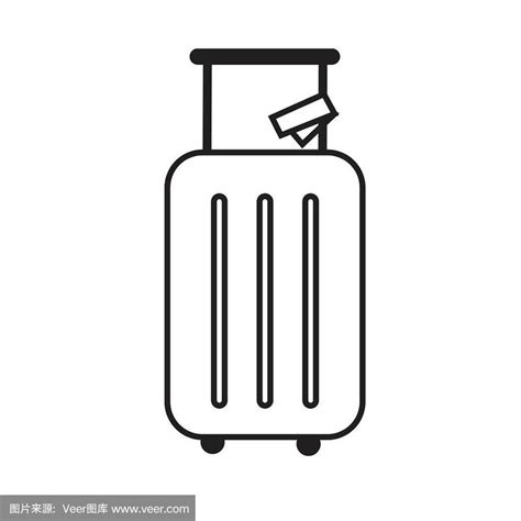 行李箱简笔画简单又好看图怎么画（高清11张） 简笔画图片大全