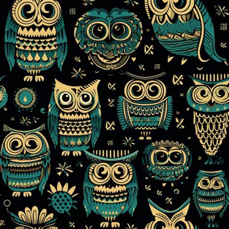 Premium Photo Unveiling The Timeless Charm The Owl Pattern
