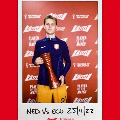 Лучший игрок матча 🇳🇱 Френки Де Йонг Fifa World Cup World Cup Fifa