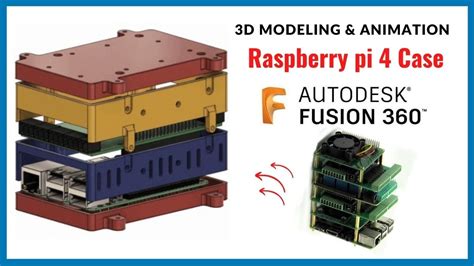 Raspberry Pi 4 Enclosure 3d Printable 3d Design And Animation Using