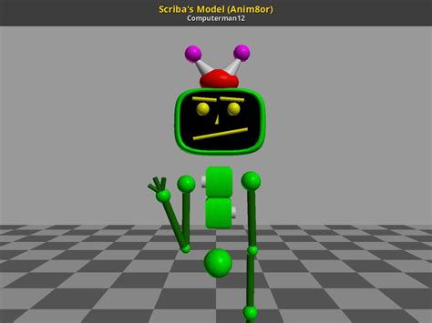 Scribas Model Anim8or [3d Models]