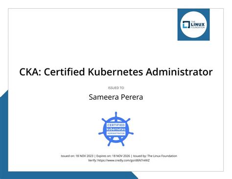 Sameera Damith On Linkedin Cka Kubernetes Certification Developerlife 21 Comments