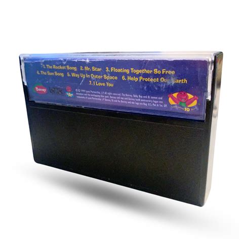 Barneys Sing Along In Outer Space 1999 Cassette Rare Htf Read