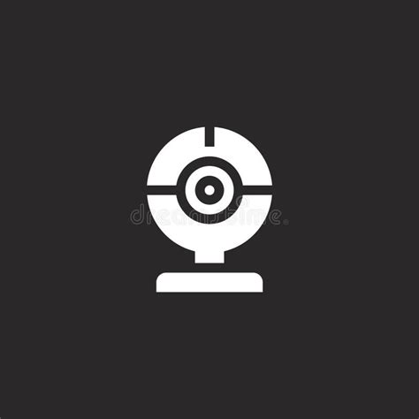 网络摄像头图标 填充的网络摄像头图标，用于网站设计和移动应用开发 网络摄像机图标（来自填充联系人） 向量例证 插画 包括有 计算机 艺术 157804573