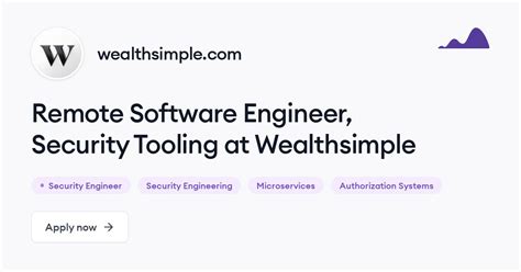 Himalayas On Linkedin Remote Software Engineer Security Tooling Job At Wealthsimple Himalayas