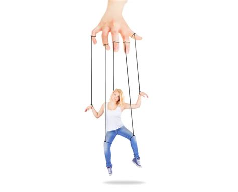 Girl Being Held By Strings As A Marionette Stock Photo By Tiagoz 106316368