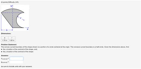 Solved Points Difficulty Dimensions Problem Chegg