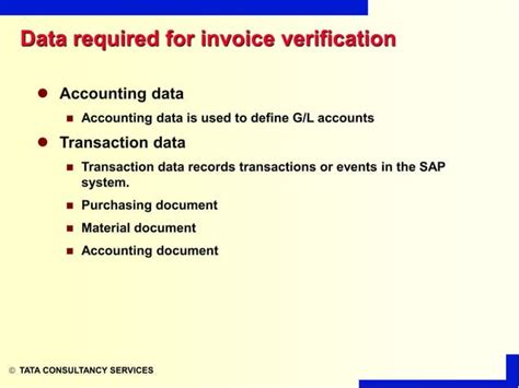Sap Mm Invoice Verification Ppt