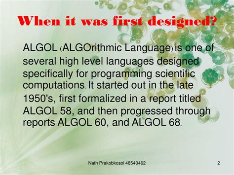 Ppt Programming Language Algol Powerpoint Presentation Free Download Id7059806