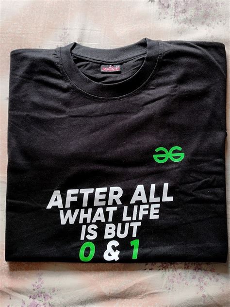 Gfgtshirt Potd Gfg Gfgswags Gfgpractice Geeksforgeeks 100daysofcode