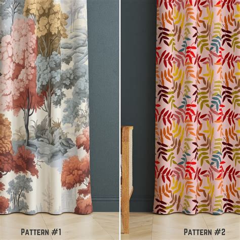 Tree Curtains Etsy