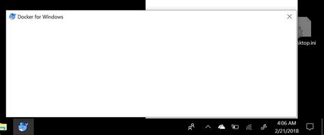 Blank Dialog Boxes After New Docker Install Docker Desktop Docker Community Forums