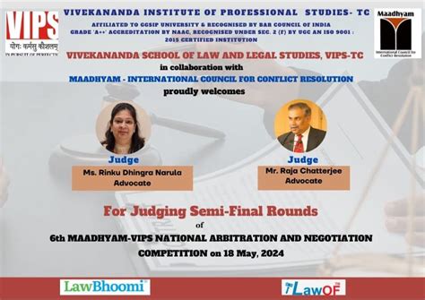 Vips Drcc On Linkedin We Introduce The Honorary Bench Of Judges For The Prestigious Semi Final