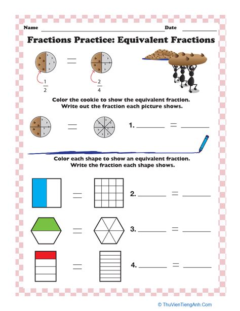Finding Equivalent Fractions Thư Viện Tiếng Anh